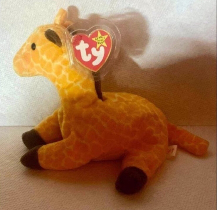Ty Beanie Baby Twigs the Giraffe 1995 Style 4068 PVC Pellets | eBay