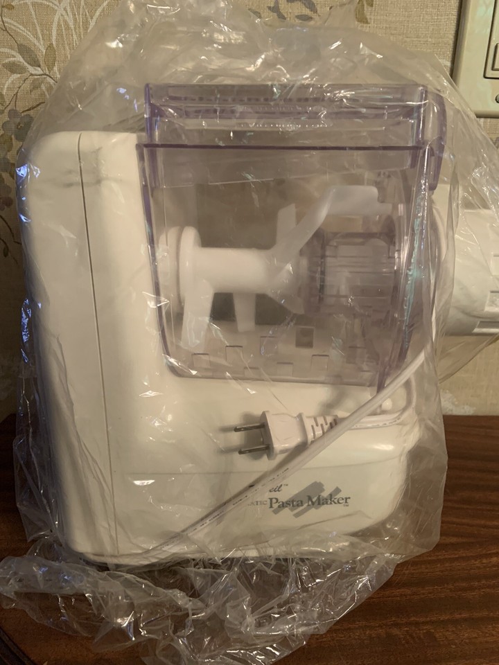 Vintage Ronco Popeil Automatic Pasta Maker Food w/dies, measuring cups ...