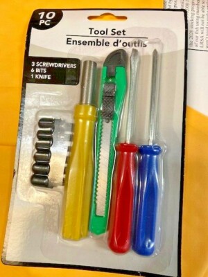 NEW 10 PC TOOL SET NEW IN PACK | eBay