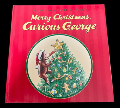 Merry Christmas Curious George by H. A. Rey Vintage Picture Story Book ...