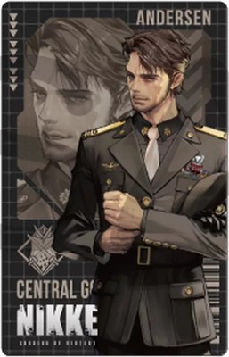 Nikke Anderson Goddess of Victory Metal Character Card Collectible Used ...