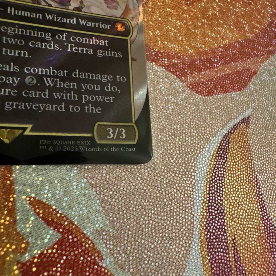 Terra, Herald of Hope Borderless Surge Foil Final Fantasy MTG Card NM ...