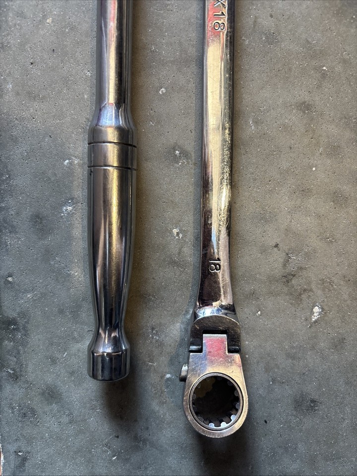 A) Broken Lot Of Misc Tools, GearWrench, Ratchets, Mountain, Sockets ...