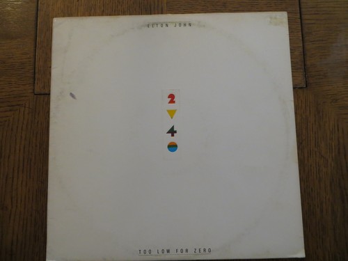 Elton John – Too Low For Zero - 1983 - Geffen Records GHS 4006 Vinyl LP ...
