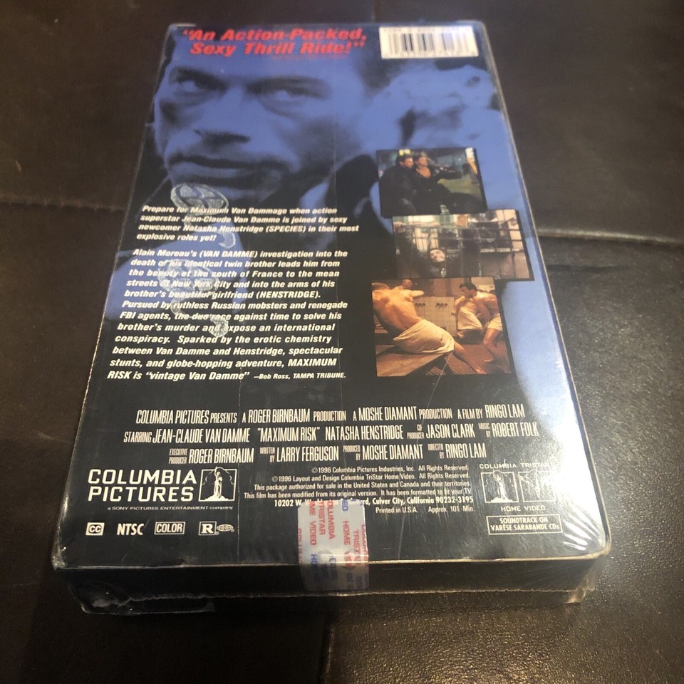 Maximum Risk (VHS, 1996) Jean-Claude Van Damme, Natasha Henstridge ...