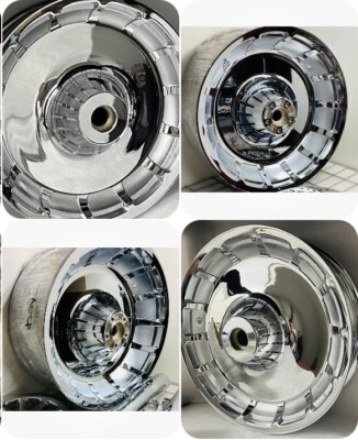 HARLEY SOFTAIL FAT BOY FLFBS FAT BOY FLFB Rims 2018 -25 CHROME WHEELS ...