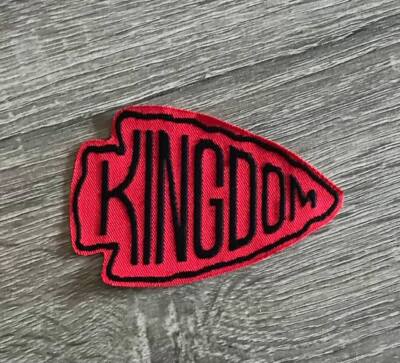 Kansas City Kingdom arrowhead patch, KC Chiefs, embroidered arrowhead ...