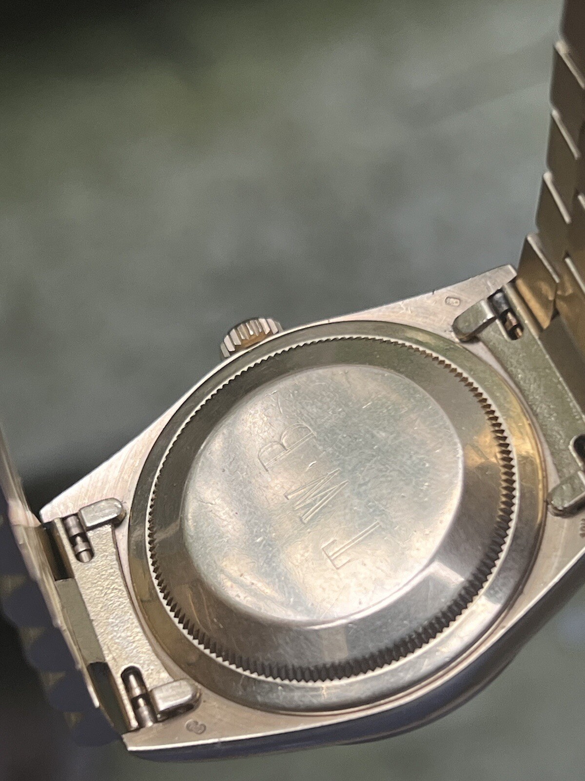 Rolex Day-Date 18238 18k YG President White Dial Automatic Men's Watch ...