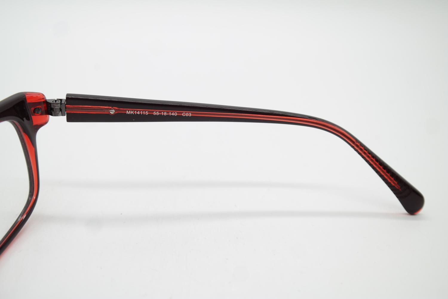 Brille Matt Keaton MK14115 Schwarz Rot Eckig Brillengestell eyeglasses ...