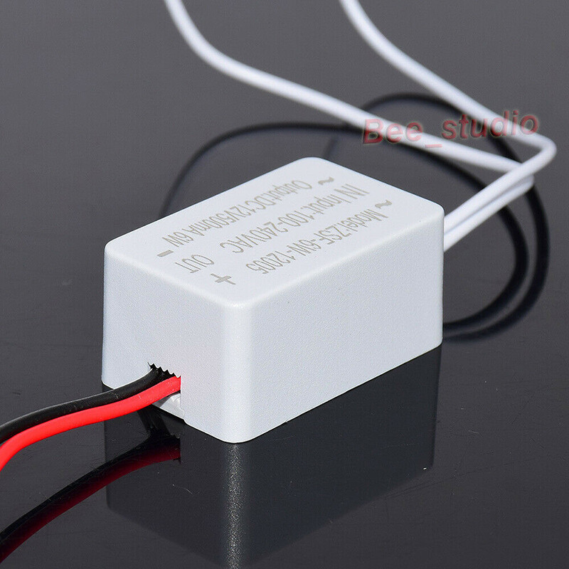 Mini AC-DC Converter AC 110V 120V 220V 230V to 12V 0.5A LED Driver ...