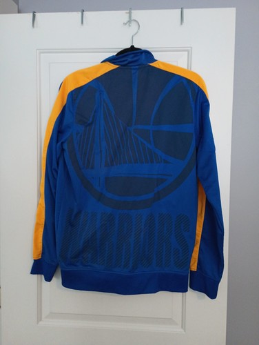 GOLDEN STATE WARRIORS NBA Full Zip Track style Jacket UNK Men's Small ...