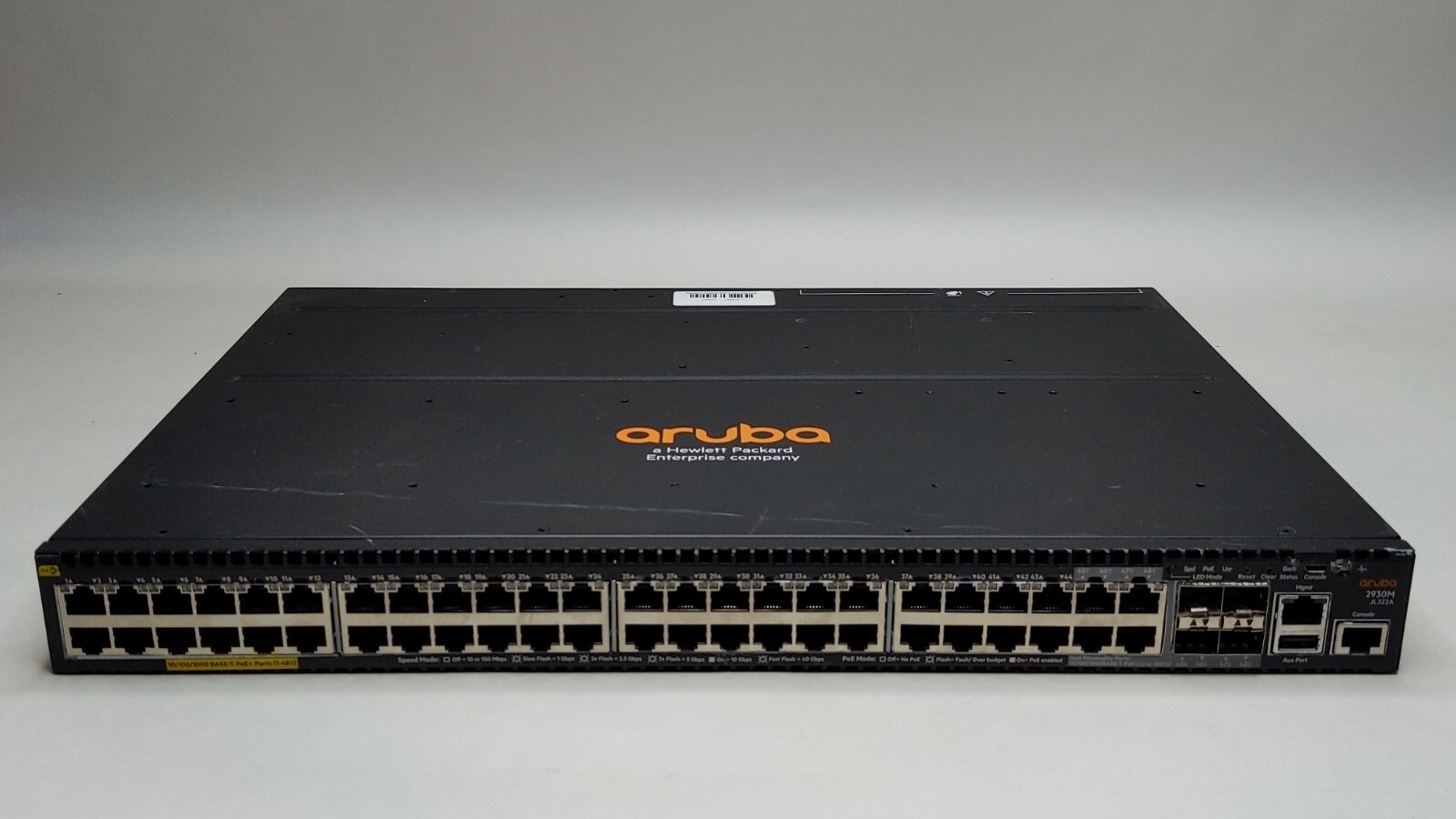 Aruba JL322A 2930M 48G PoE+ 1-slot Switch *Cosmetically Damaged* | eBay