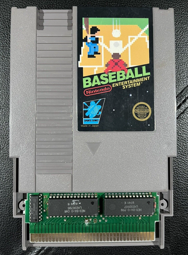 Baseball NES Nintendo Authentic Cart Cleaned, Tested & Working! Very ...