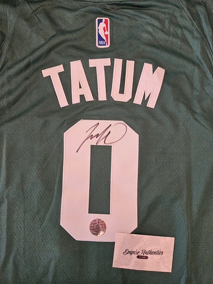 Jayson Tatum #0 Signed autographed Boston Celtics Nike NBA Jersey w/COA ...
