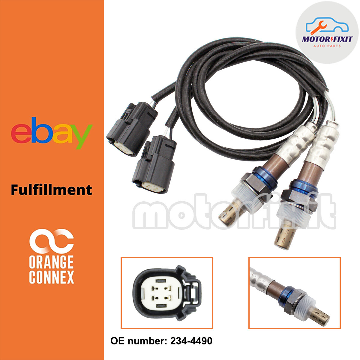 2Pcs O2 Oxygen Sensor Upstream &Downstream for 2002-2004 Honda CR-V CRV ...