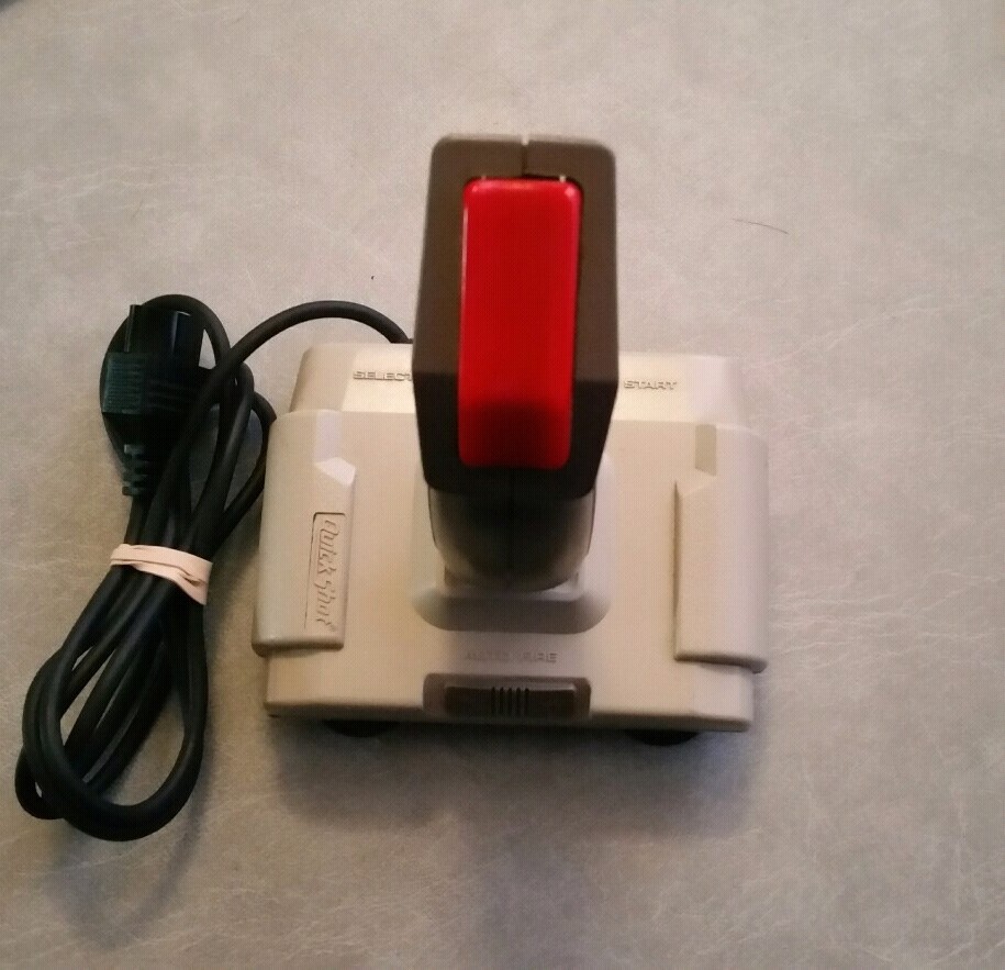 Zapper & QuickShot Joystick Lot Controller Nintendo NES Red Gray Quick ...