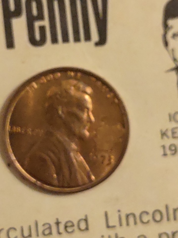 LINCOLN PENNY STAMPED WITH KENNEDY'S PROFILE ON IT COMMEMORATIVE COIN ...