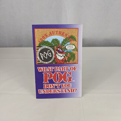 1994 POG The Game Instructions Only Milton Bradley Replacement Parts | eBay