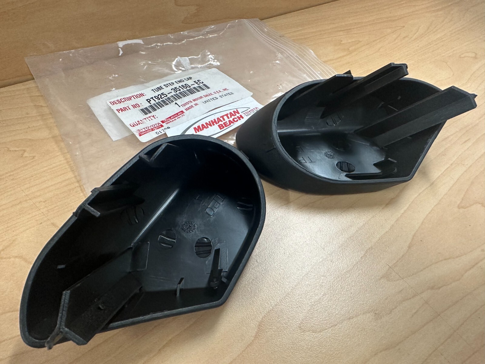 TACOMA TUNDRA 4RUNNER PREDATOR STEP END CAP SET PT925-35160-EC OEM ...
