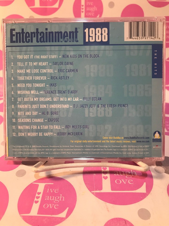 Entertainment Weekly: Greatest Hits 1988 CD - TAYLOR DANE, RICK ASTLEY ...