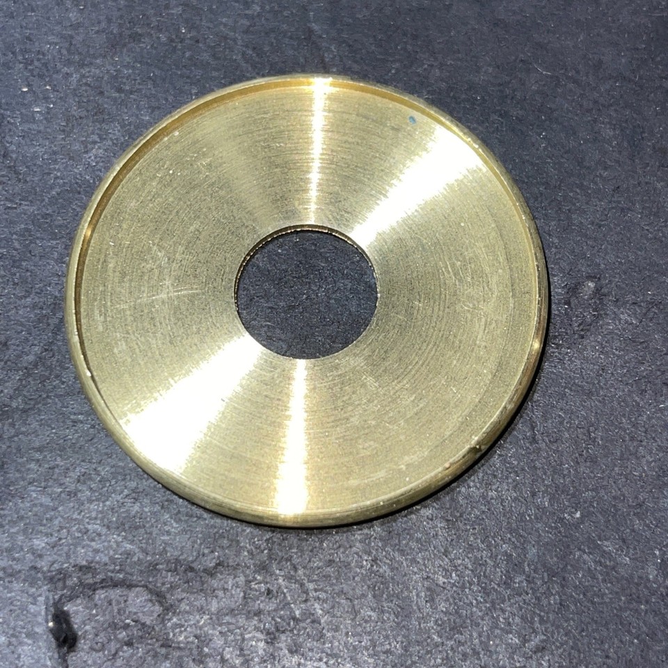 1-3/4 SOLID BRASS TURNED CHECK RINGS UNFINISHED 1/4 IPS SLIP HOLE | eBay