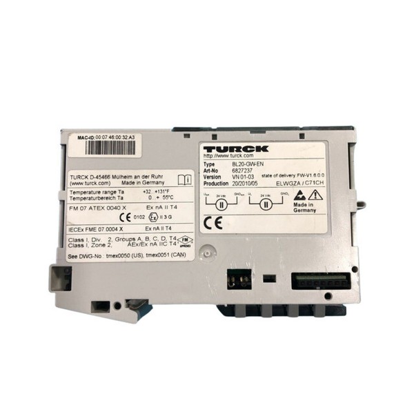 Turck BL20-GW-EN-IP Gateway Ethernet Module for sale online | eBay