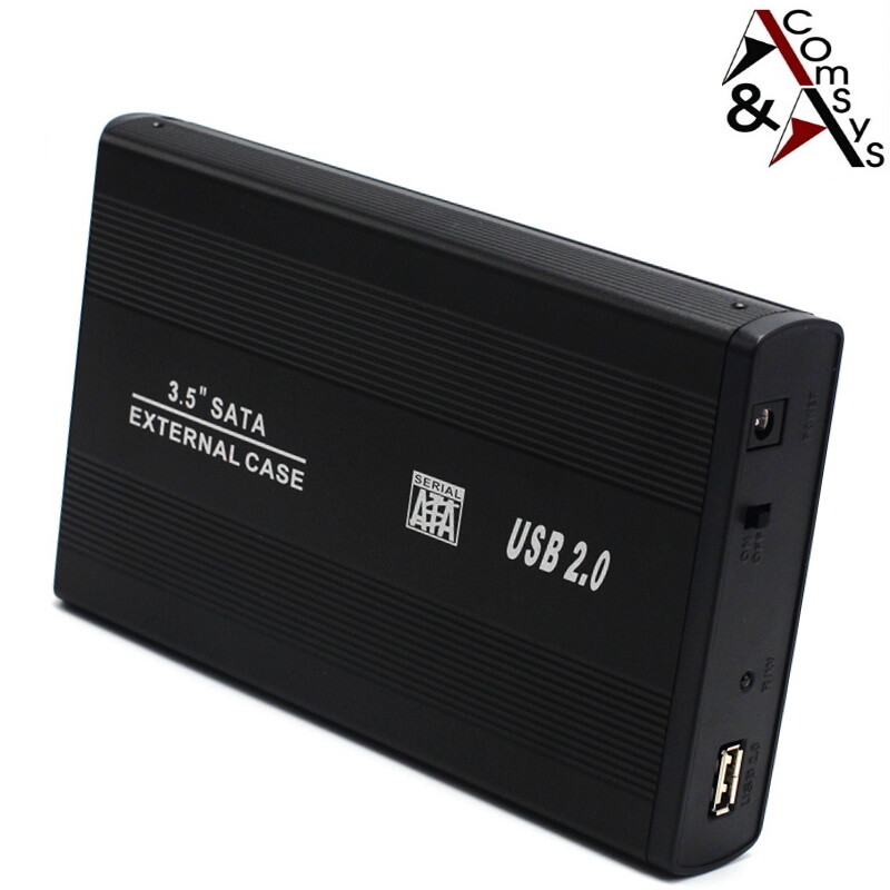 3.5 " SATA Hard Disk Case USB 2.0 S-ATA External Case 3.5 Inch Hard ...