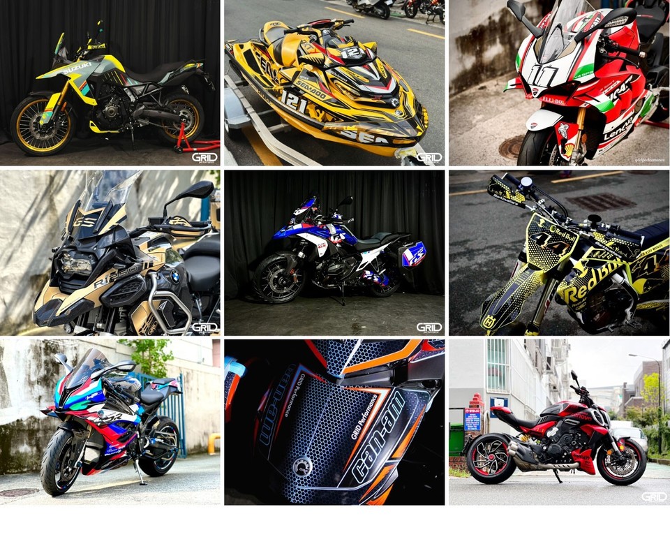 Motorcycle Fairing Graphic Decal Kit – For R1300GS ADV Adventure Type ...