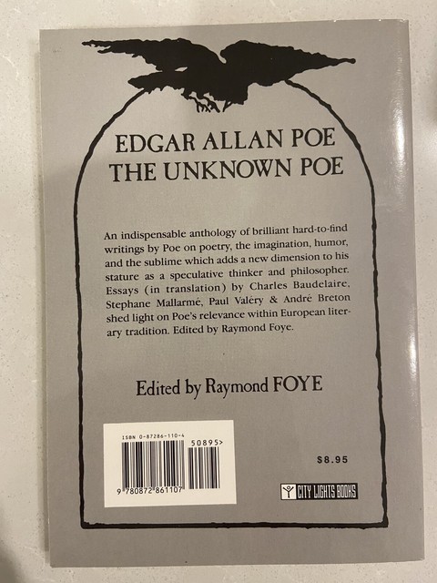 The Unknown Poe by Edgar Allan. Poe (2001, Trade Paperback) for sale ...