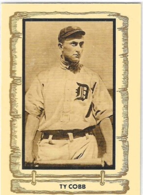 TY COBB DETROIT TIGERS VINTAGE 1981 CRAMER BASEBALL LEGENDS BASEBALL ...