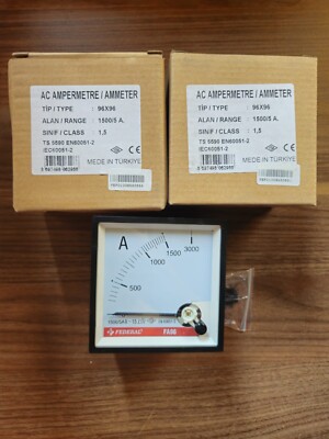 ABB AC Ampermetre /ammeter 96x96 1500/5A | eBay
