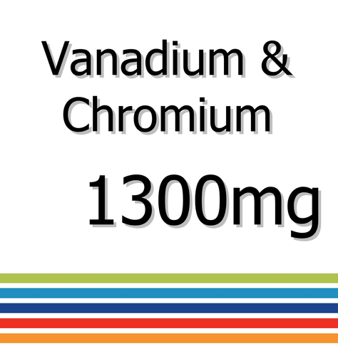 Vanadium Chromium 1300mg x 500 Tablets - Blood Sugar | eBay