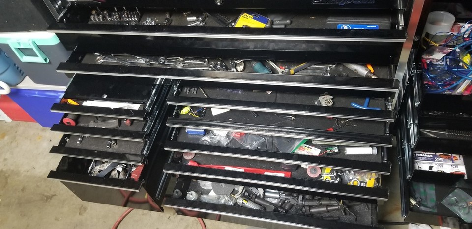 Snap-on Krl722 w/ top hutch & side locker set will not separate kit. | eBay