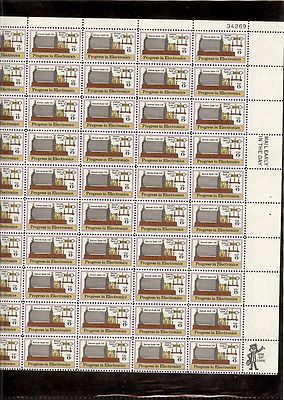US MINT SHEET SCOTT#1500,6C STAMP PROGRESS IN ELECTRONICS SHEET OF 50 ...