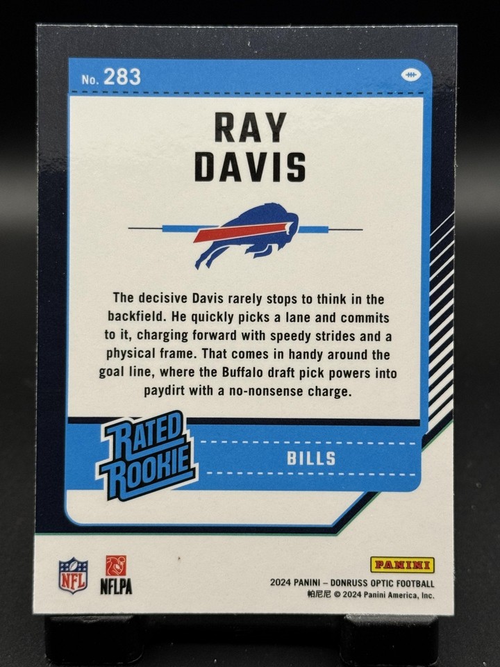 2024 Donruss Optic - Ray Davis RC #283 Buffalo Bills | eBay
