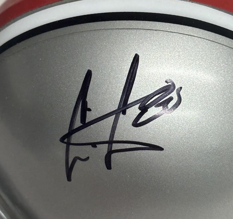 Cris Carter Signed Ohio State Buckeyes Mini Riddell Football Helmet | eBay