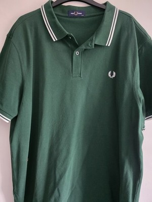Genuine Fred Perry M3600 Polo Mens 3XL XXXL - Green & White | eBay UK
