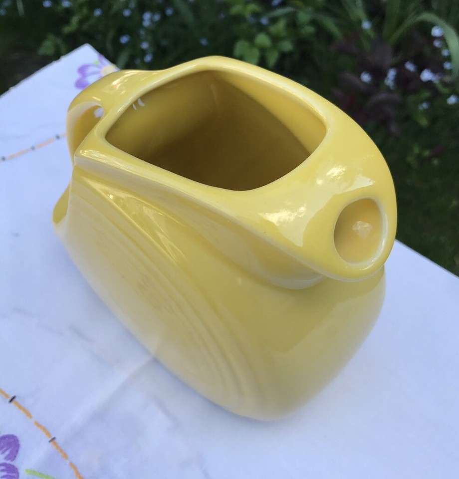 Fiestaware Sunflower Juice Pitcher Fiesta Small Yellow 28 oz Disc ...