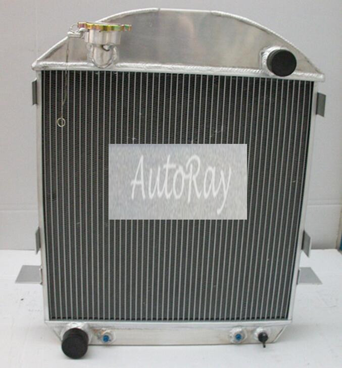 Aluminum Radiator for Ford Model T-Bucket Grill Shells 1924-1927 3Row ...