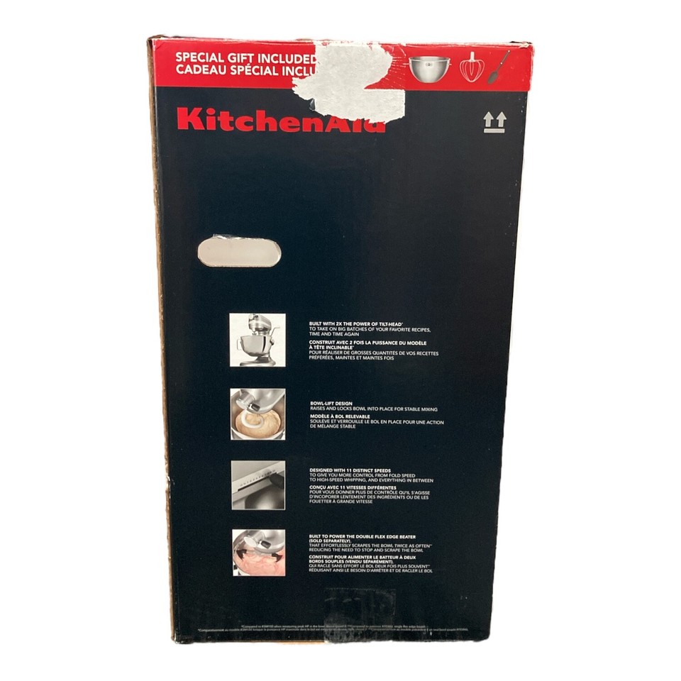 *Open Box* KitchenAid 5.5 Quart Bowl-Lift Stand Mixer (Contour Silver ...