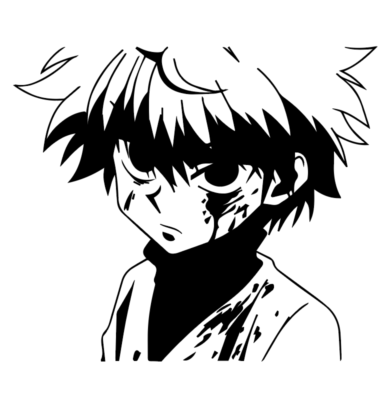 Killua Zoldyck Hunter X Hunter decal sticker for car/truck laptop ...