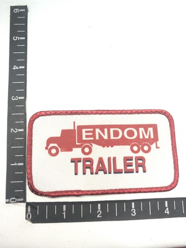 Vtg Trucker Trucking Related ENDOM TRAILER Patch 07E0 | eBay
