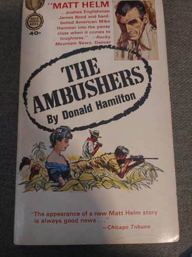 The Ambushers - Donald Hamilton Fawcett Gold Medal 1963 Matt Helm | eBay