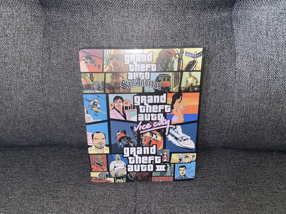 GTA / Grand Theft Auto: The Trilogy - Custom Steelbook Edition G2 NEW ...