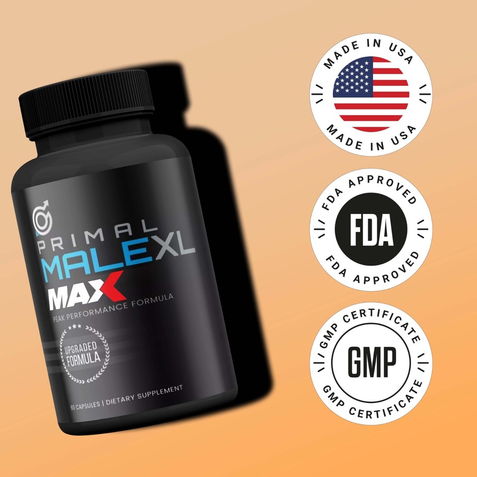 Primal Male XL MAX for Men ED Supplement for men BigD Fast Ship ( 1 ...