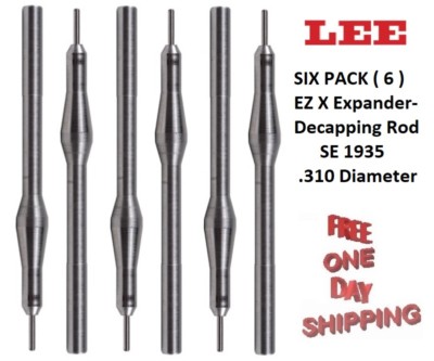 SE1935 LEE Decapping Pins 7.62 x 39mm (.310 Diameter) SIX PACK (6 ...