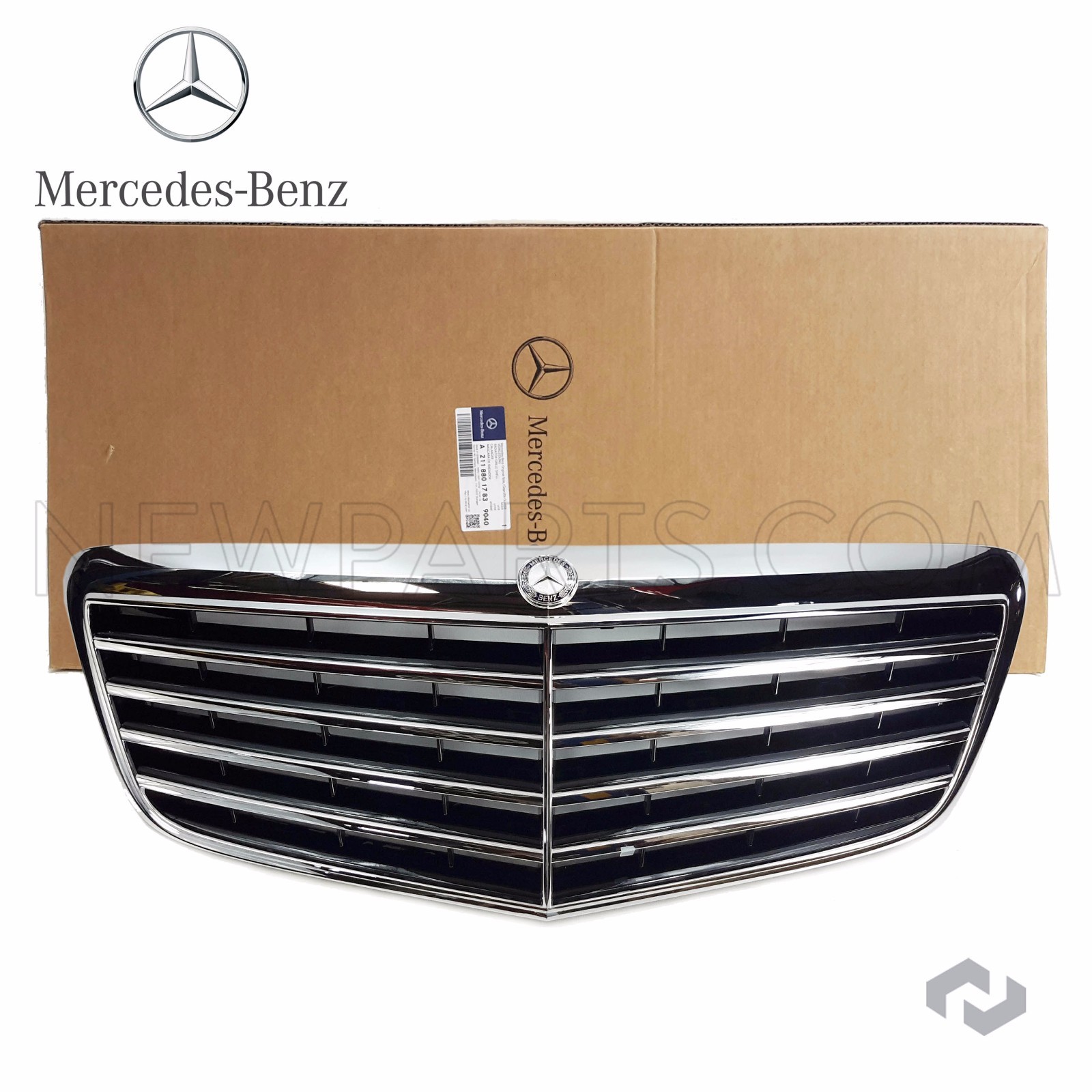 For Mercedes W210 W211 E320 E500 Front Center Grille Asy Genuine ...