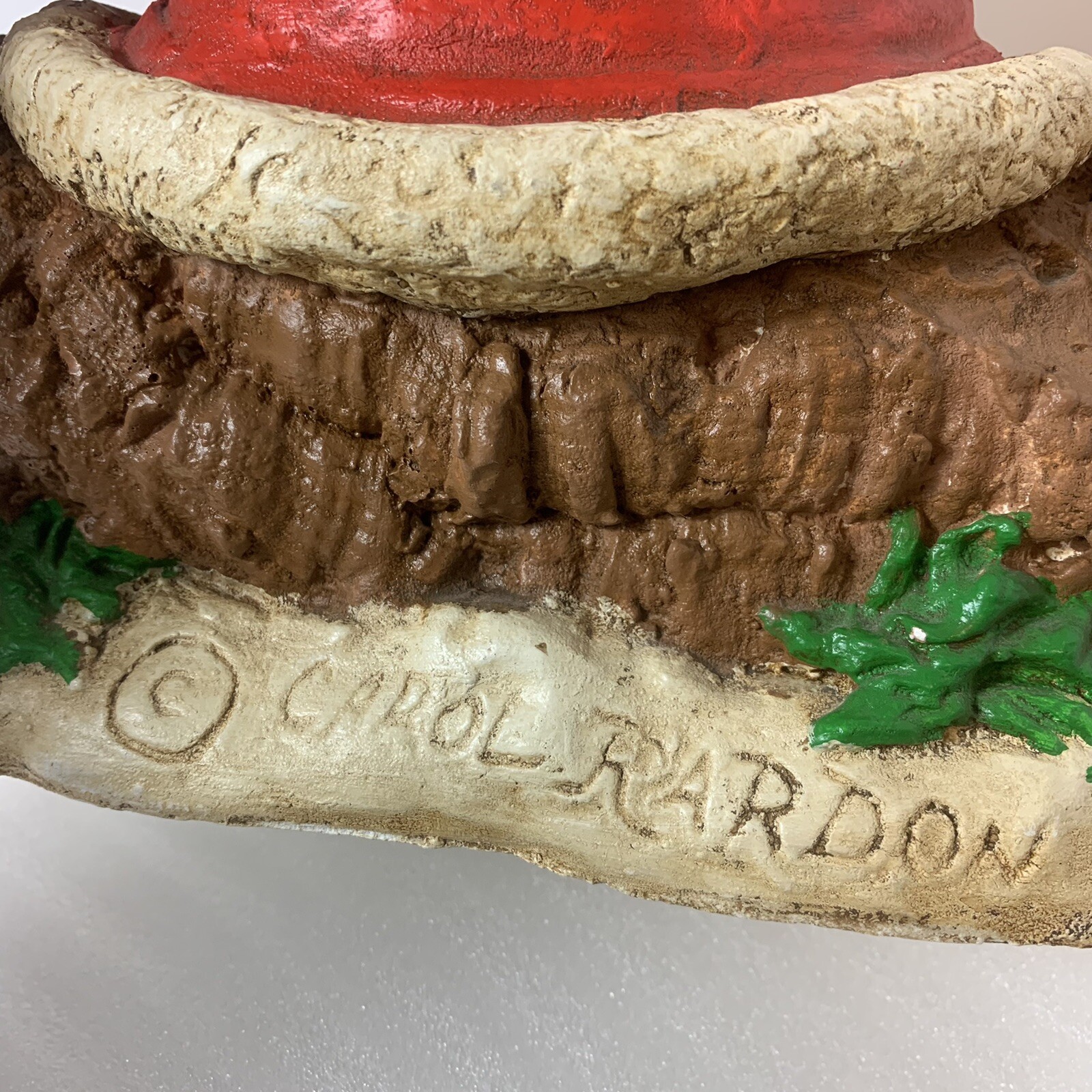 Santa Claus Easter Bunny Sitting On Log Carrot Carol Rardon Christmas ...