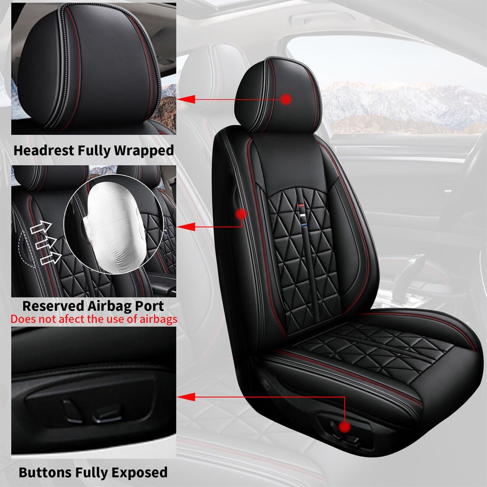 Front FOR Chevy Colorado 2015-2024 Crew Cab Z71 LT ZR2 2-Seats Car Seat ...