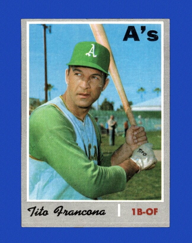 1970 Topps Set-Break #663 Tito Francona EX-EXMINT *GMCARDS* | eBay